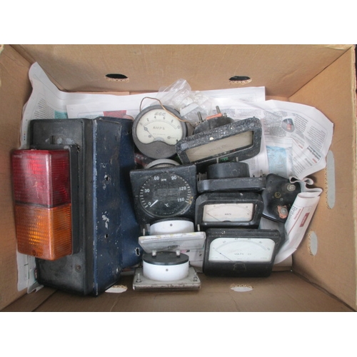 Box of mostly volt meters