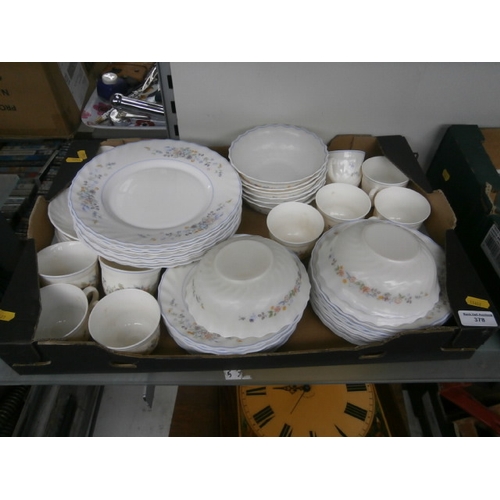 Box of Arc Arcopal tableware