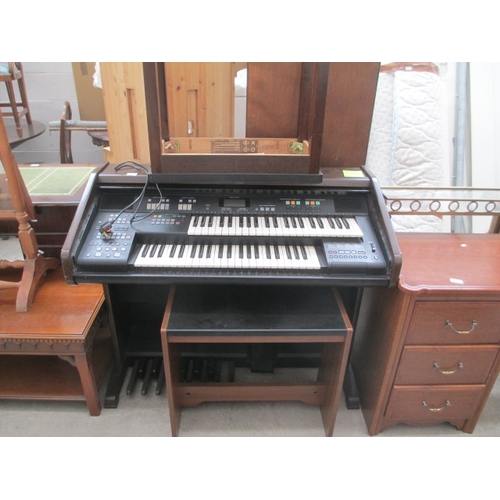A large TECHNICS PCM Sound electronic organ