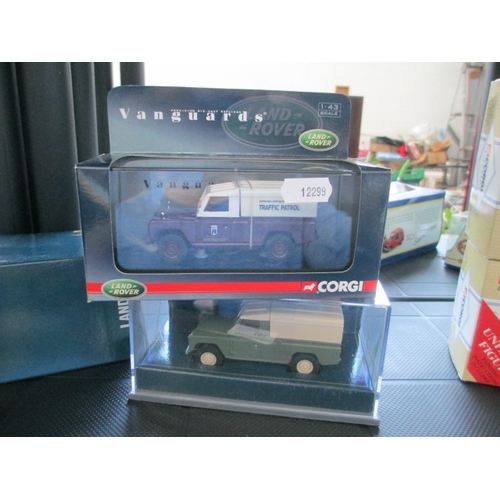 Two Corgi Land Rover models
