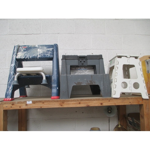 Plastic tool box step, plastic steps and small step