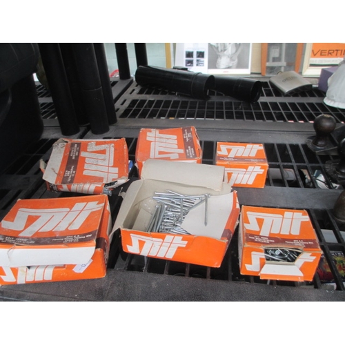 6 x boxes of assorted SPIT galvanised nails