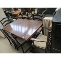 A JAYCEE vintage oak extending draw leaf dining table on carved bulbous ...
