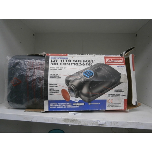 12V auto shut-off air compressor