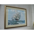 Large Aerial and Taeping ship print