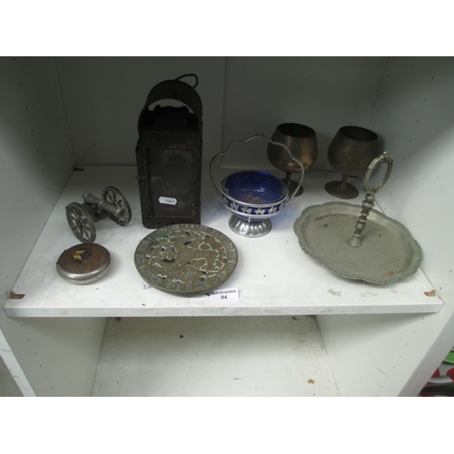 Collection of assorted metal ware
