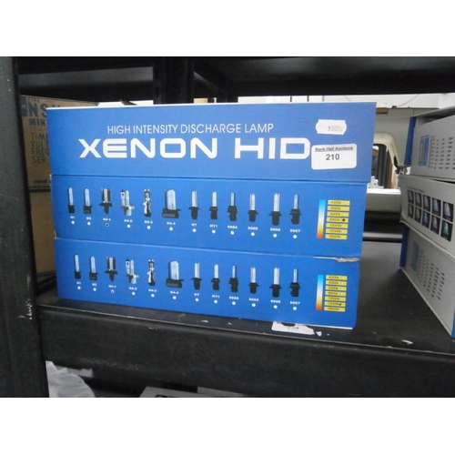 Three Xenon Hid, High Intensity Discharge Lamps