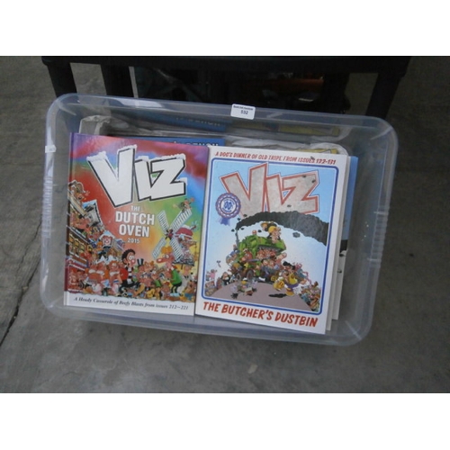 Box of VIZ annuals