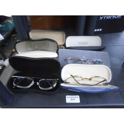 Six pairs of spectacles