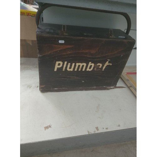 Old plumber tool chest