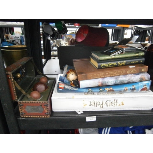 Collection of Harry Potter items