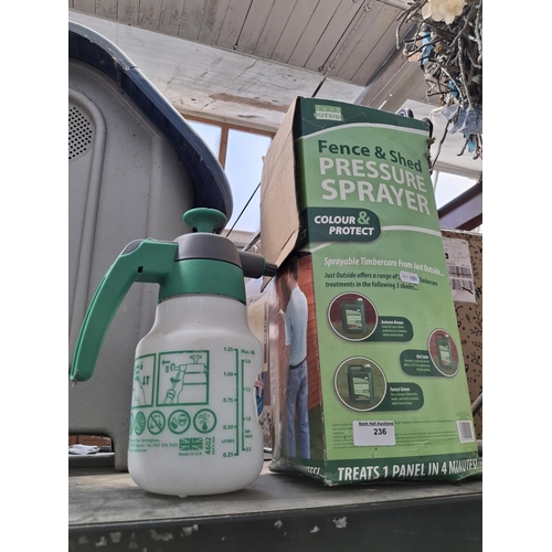 Two garden sprayers