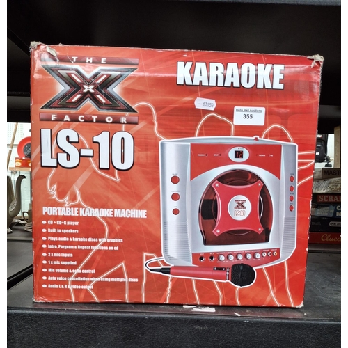 X Factor Karaoke machine