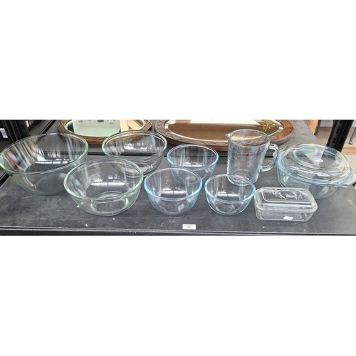 Collection of glass kitchen ware