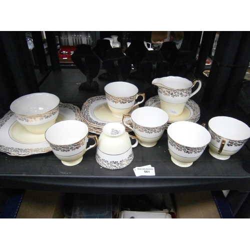21 piece Ashley tea set