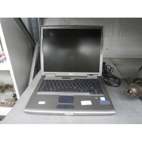Dell Windows XP laptop with charger