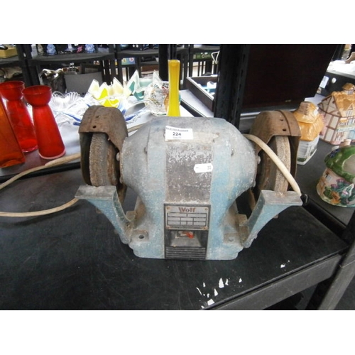 Wolf bench grinder