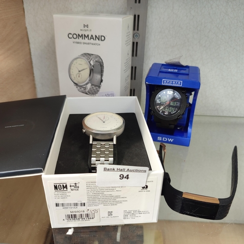 Three assorted watches