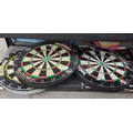 Blade 5, Unicorn Dynamite and Winmau diamond plus MVG dartboards