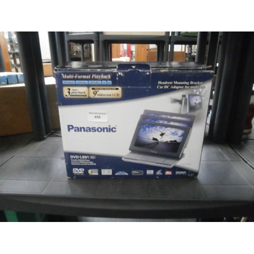 Panasonic portable DVD player