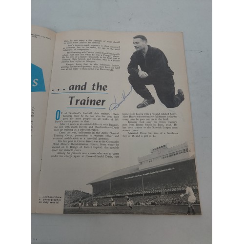 Extremely rare, Rangers European Cup book, signed by all players ...