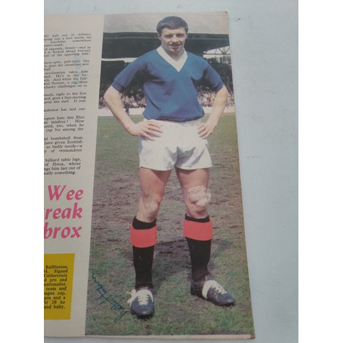 Extremely rare, Rangers European Cup book, signed by all players ...