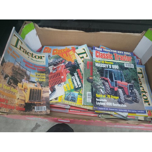 Box of Tractor magazines