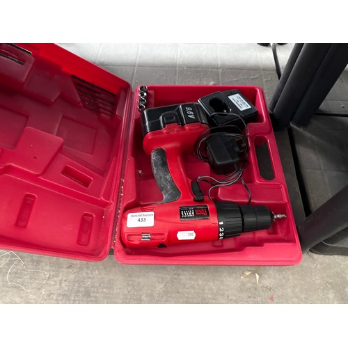 Power Devil drill with charger and case