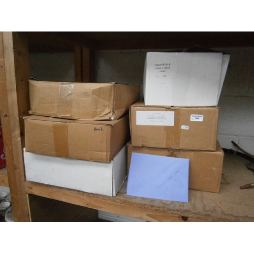 Six boxes of assorted envelopes