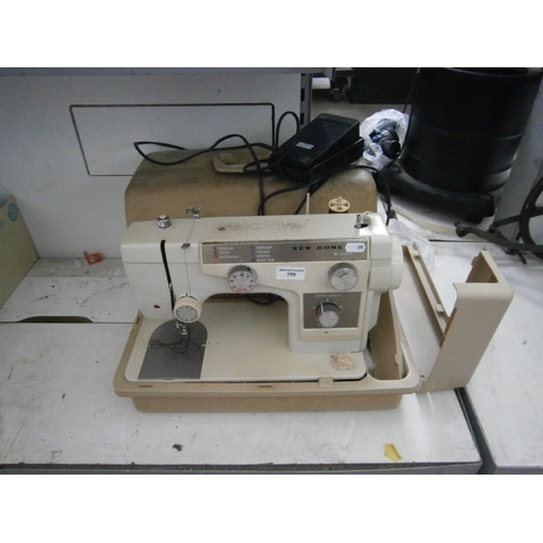 New Home sewing machine
