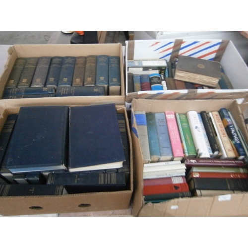 4 boxes of books