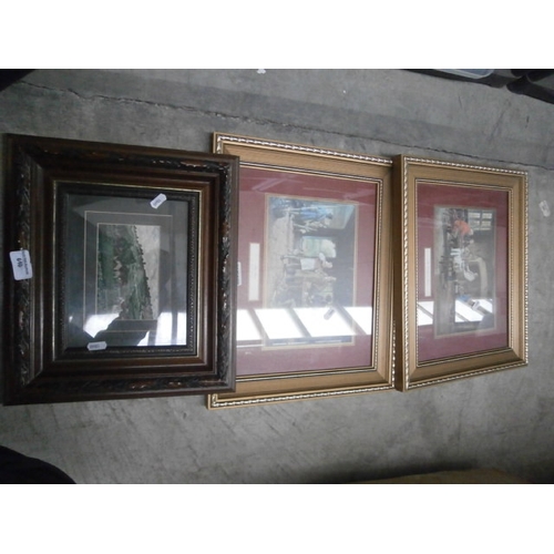 Three assorted artworks