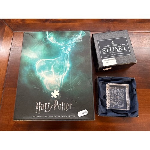 Harry Potter Jigsaw and Stewart Crystal Congratulations book