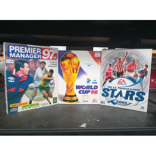 Three old PC football games