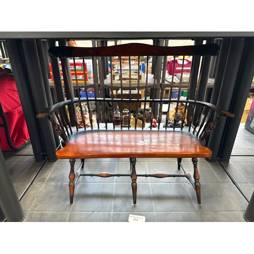 Decorative wooden dolls bench