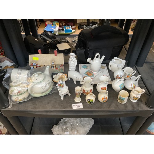 Collection of crested ware