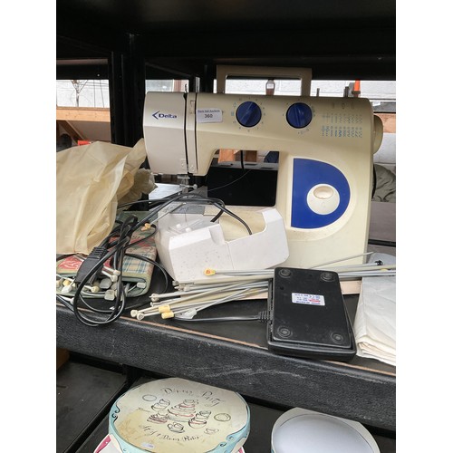 Delta sewing machine