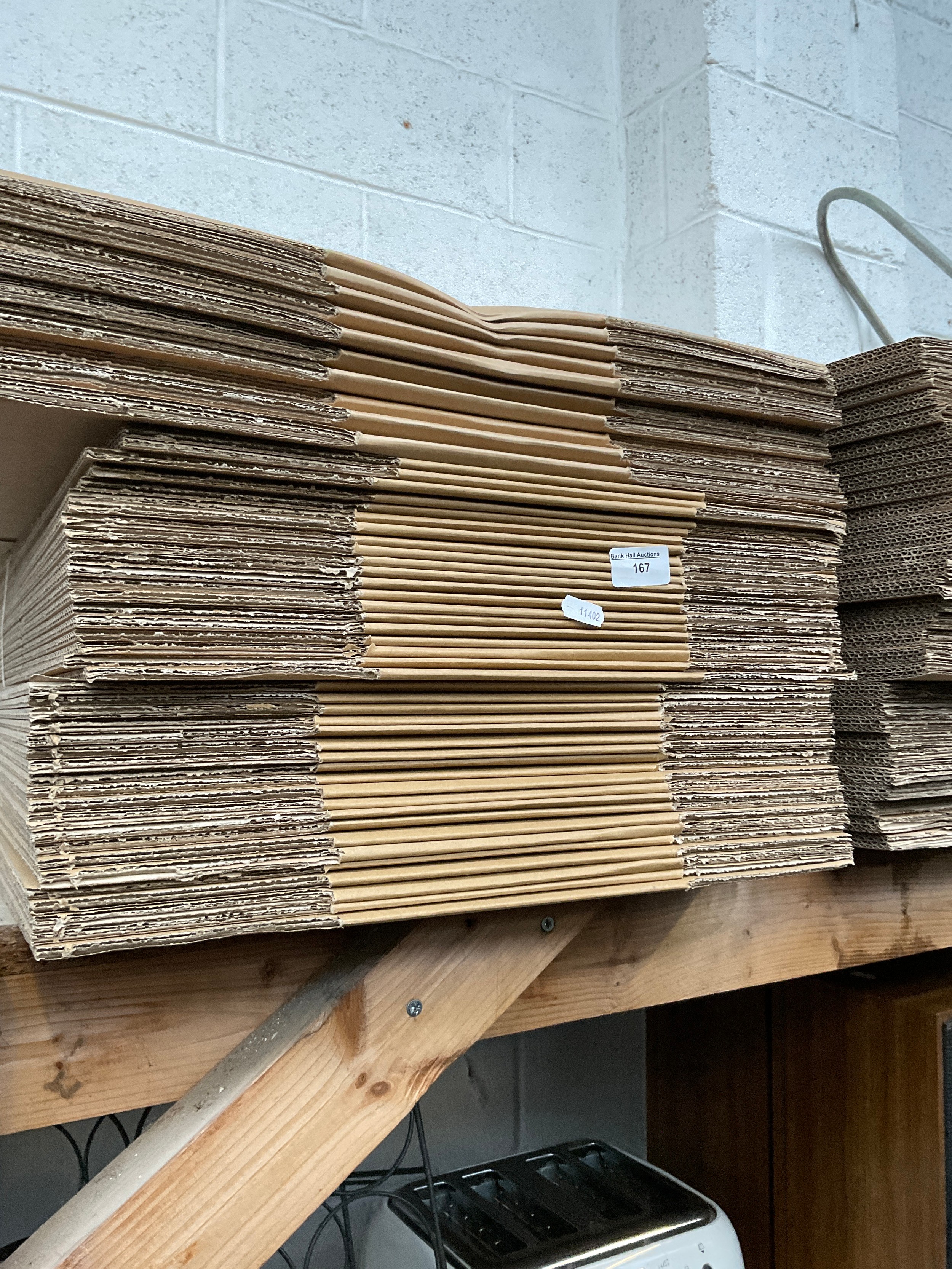 Three packs of small flat pack boxes