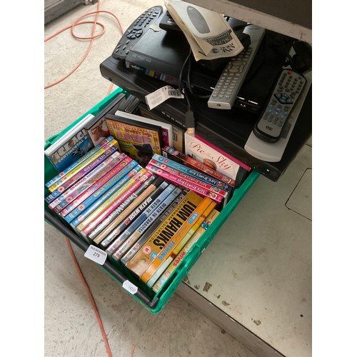 Lot inc DVDs and DVD players