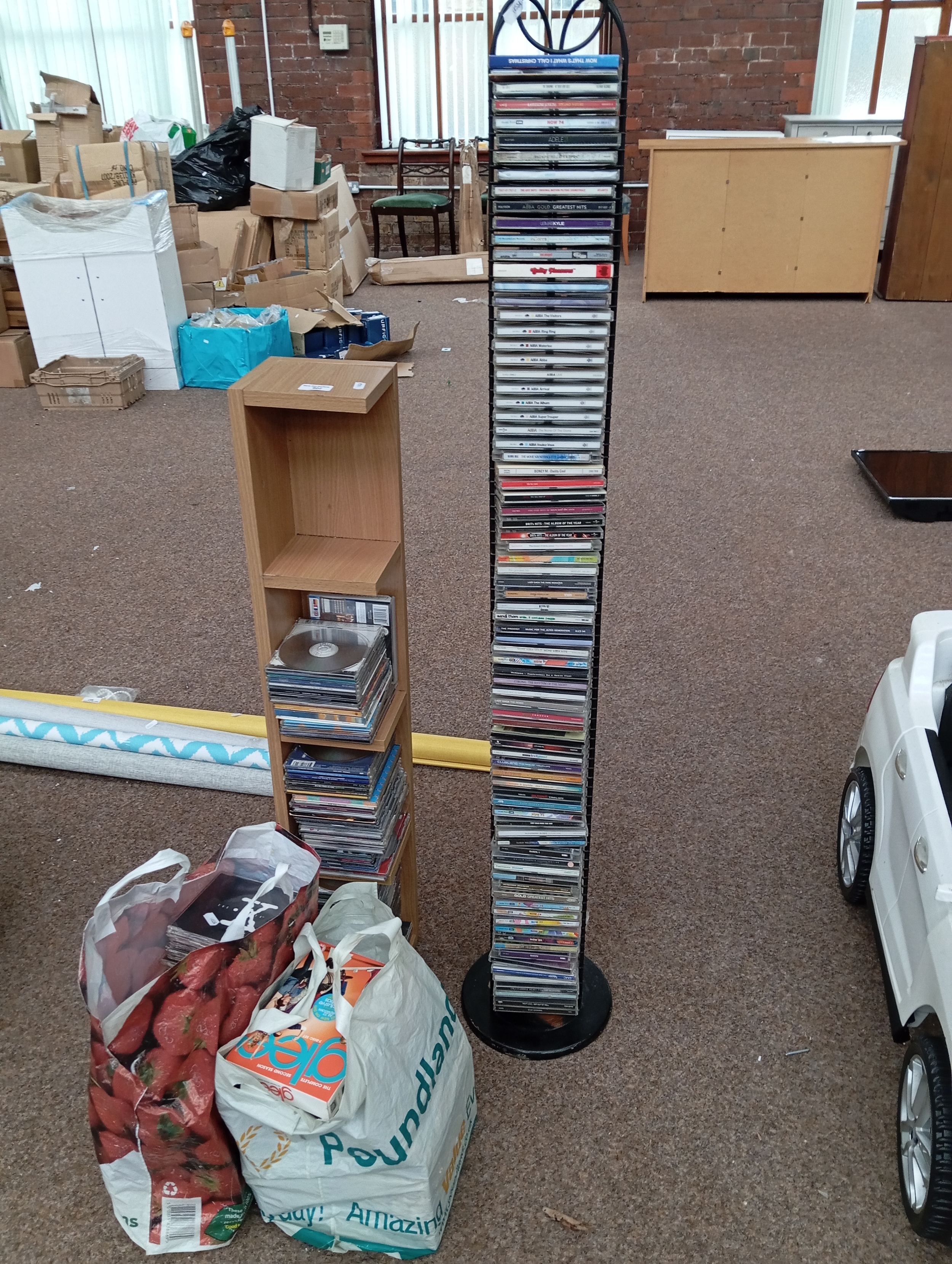 Selection of CDS and 2 CD stands