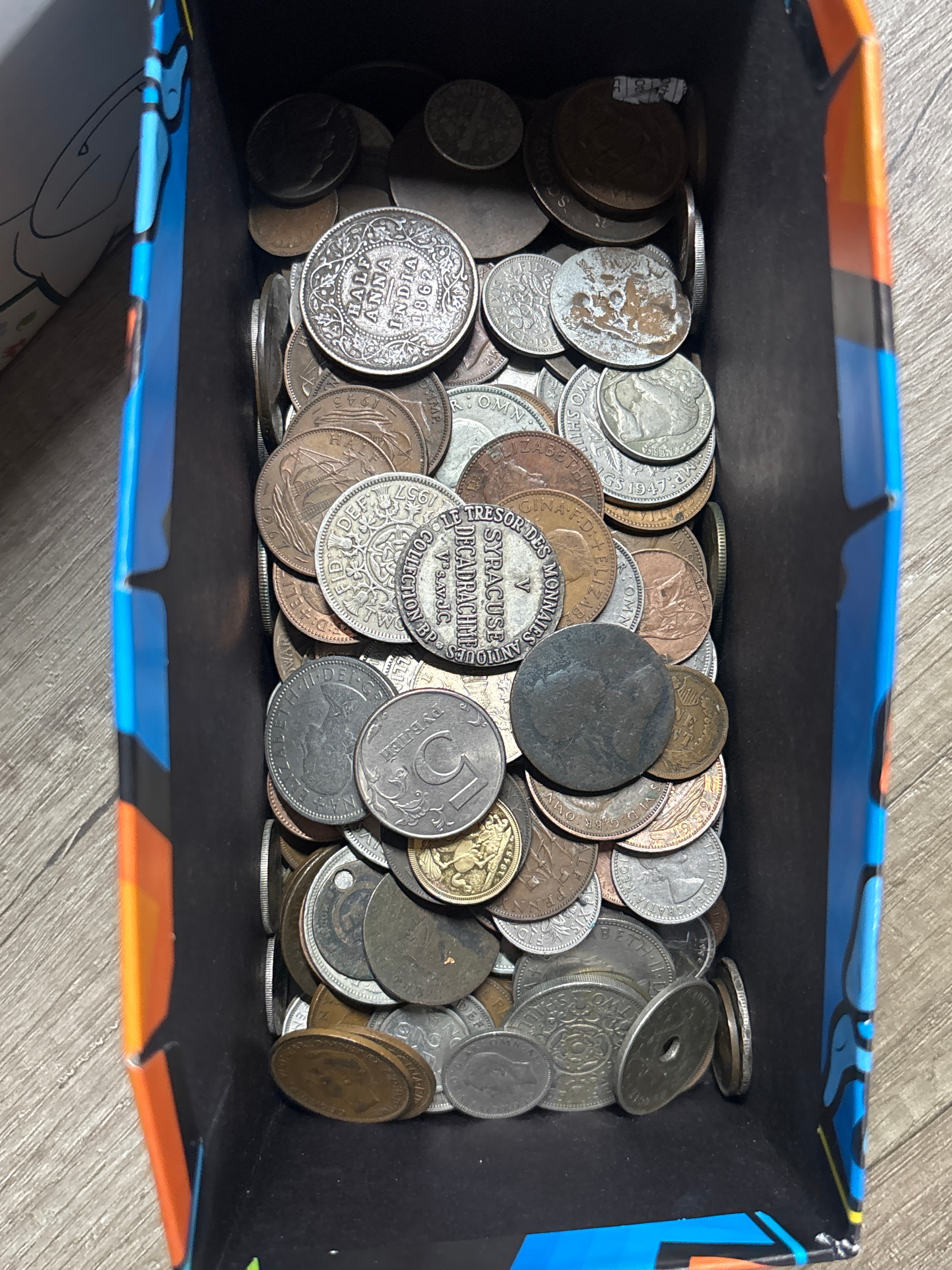 Collection of coins 19th and 20th century some silver