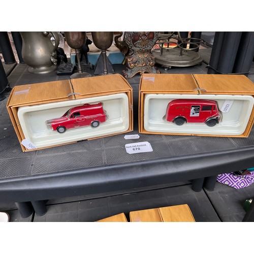 Two Royal Mail models