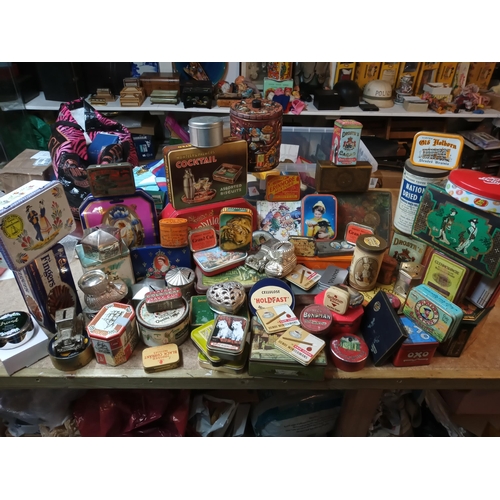 Very Large Selection of Assorted Tins & Other, Good Lot