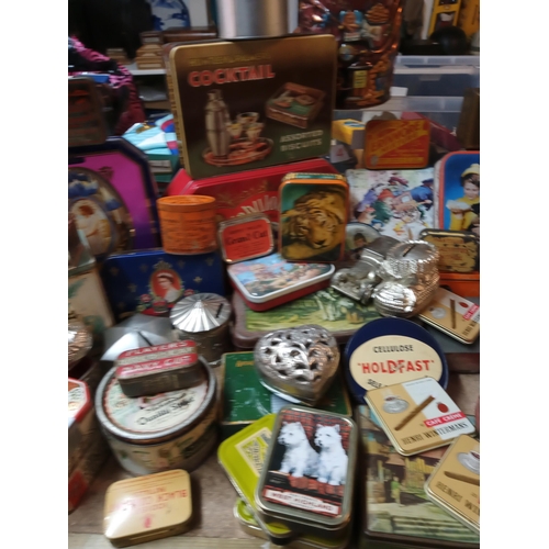Very Large Selection of Assorted Tins & Other, Good Lot