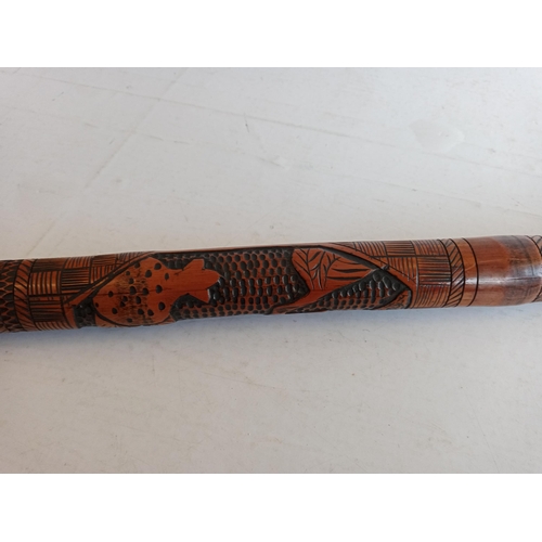 Extra Long Sword Stick with Decoration