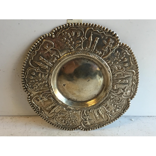 Unusual Silver Pin Dish