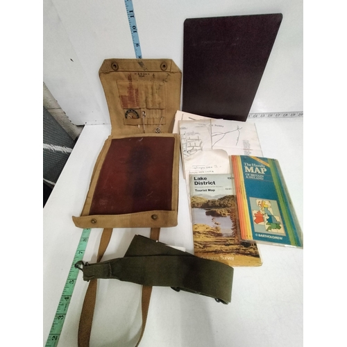 Vintage Map Holder