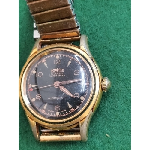 Romer 17 Jewel Super Shock Anti Magnetic Mechanical Wrist Watch,GWO