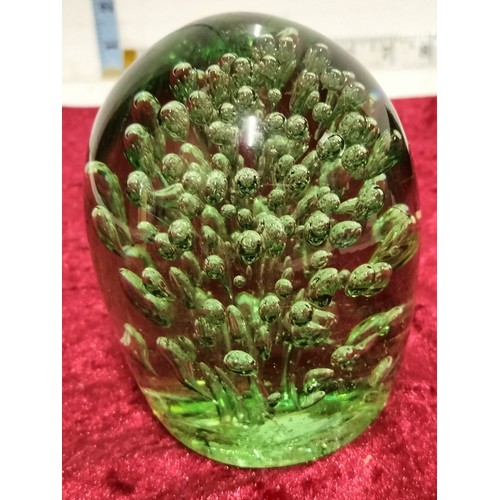 Victorian Glass Dump Paperweight