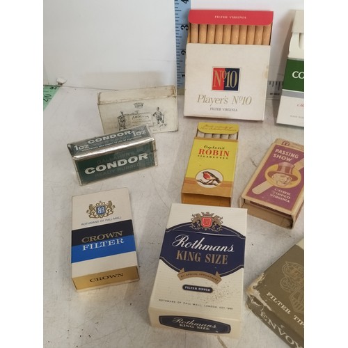 selection of cigarettes in original boxes